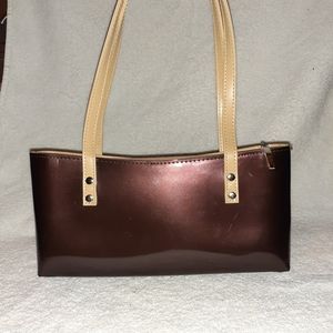 Beijo | Bags | Beijo Brown And Bronze Shoulder Bag | Poshmark